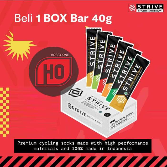 Promo STRIVE BAR OATS Dan KURMA 40g - ALL Natural Energy Bar - Kota ...