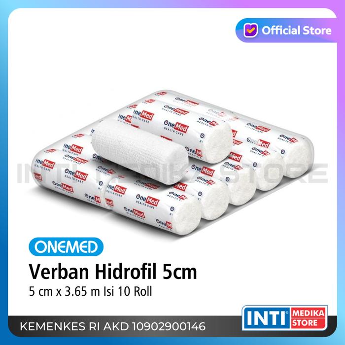 Jual ONEMED - Verban Kasa Hidrofil Steril | Perban Pembalut Luka ...