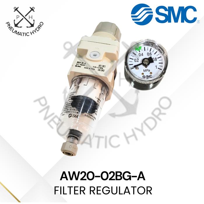 Jual Filter Regulator SMC AW20-02BG-A - Jakarta Barat - Pneumatic Hydro ...