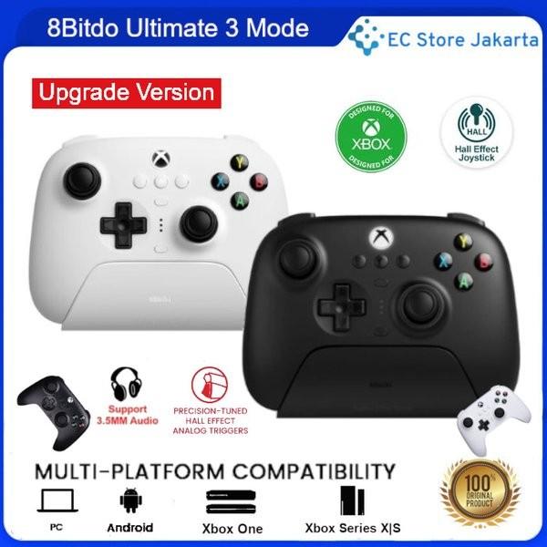 Promo 8Bitdo Ultimate Bluetooth Gamepad Wireless Controller Switch Windows - White - 3 Mode ...