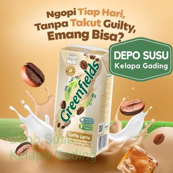 Jual Susu Greenfields UHT 200 ml Full Cream Coklat Straw | Greenfield ...
