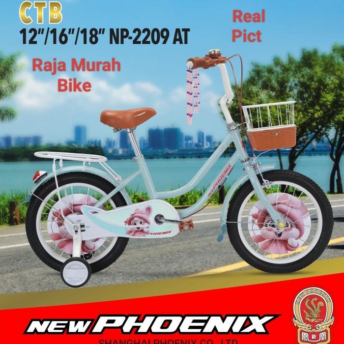 Jual Sepeda mini phoenix 12 16 18 inch anak usia 2-8 tahun keranjang ...