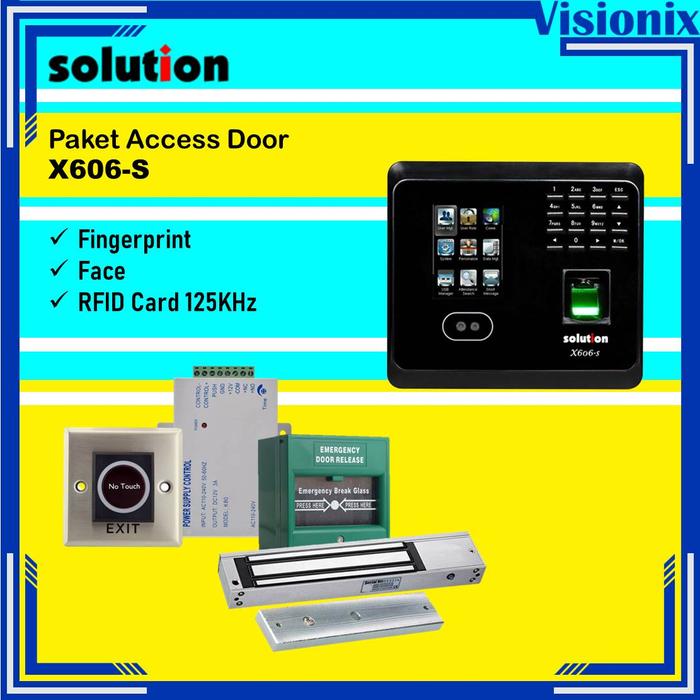 Jual Paket Access Door Solution X606S Face Fingerprint RFID Access ...