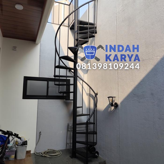 Jual tangga putar tangga akses rooftop - Kota Bekasi - Indah Karya Las ...