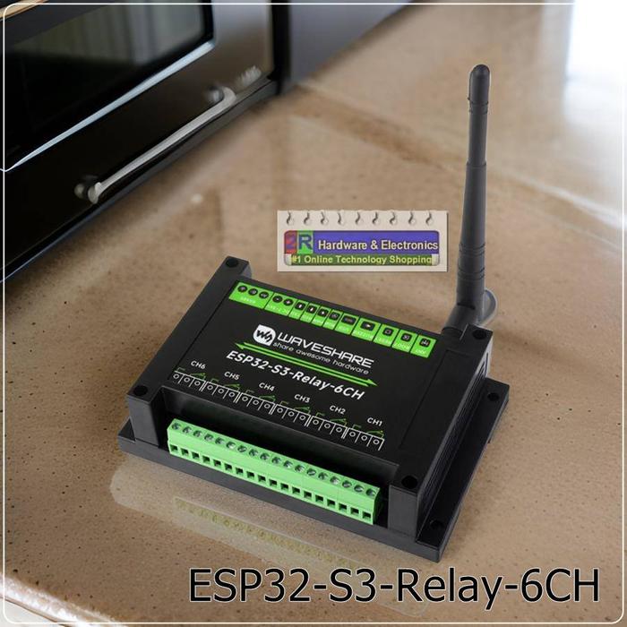 Jual ESP32-S3 6-Channel Relay - Supports Industrial Control WiFi ...