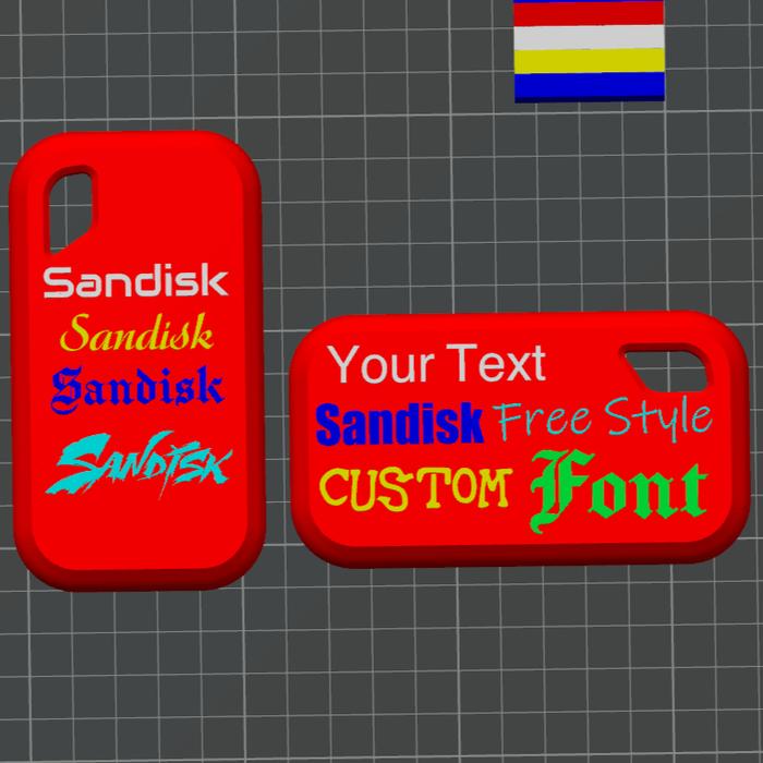 Jual 3D Custom SanDisk Extreme Portable SSD (SDSSDE61) Compact Case ...