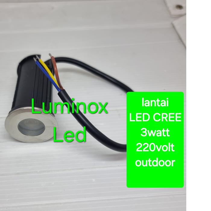 Jual lampu lantai 2w 2watt - inground uplight led 2 watt body pendek ...