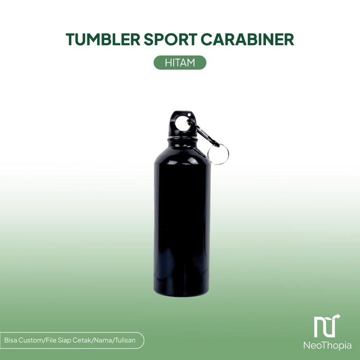 Jual Tumbler Custom Sport Sepeda Carabiner 750ml UV Print/Botol Minum ...