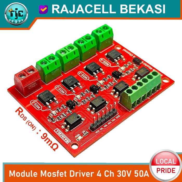 Jual Module Mosfet Driver DC Switch MOS Tube PWM Dimmer 1Ch 3Ch 4Ch 6Ch ...