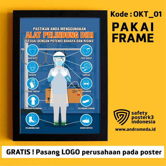 Jual Safety Poster K3 : Gunakan APD Sesuai Dengan Bahaya dan Risiko ...