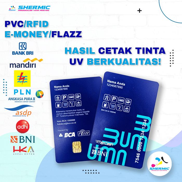 Promo Cetak Custom Print UV DESAIN ID CARD BUMN NAME TAG PVC RFID E ...
