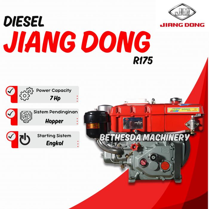 Jual Mesin Penggerak Diesel 6.5 hp Jiang Dong R175 - Kota Surabaya - Machinery Store_NEW | Tokopedia
