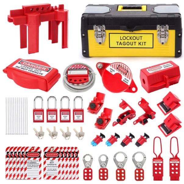 Jual LOTO Industrial Safety Portable Toolbox Electrical Set Lockout ...