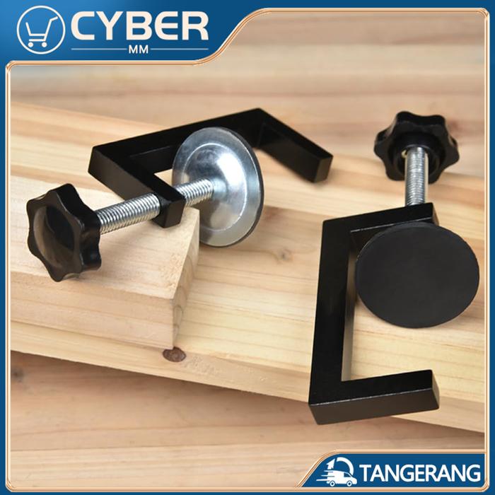 Jual 57 mm C/G Clamp Klem Paduan Aluminium Pekerjaan Tukang Kayu Klem C ...