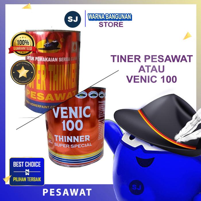 Jual Tiner Kaleng Pesawat kemasan 1KG / THINNER KALENG PESAWAT ...