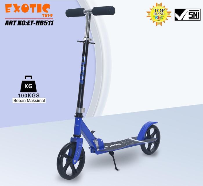 Promo Scooter Otoped Exotic HB 512 / Skuter lipat murah - 511 BIRU ...