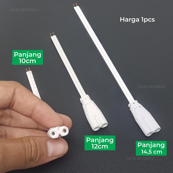 Jual Soket / Socket T5 T8 T4 neon fiting sambungan kabel 1 Lampu ...