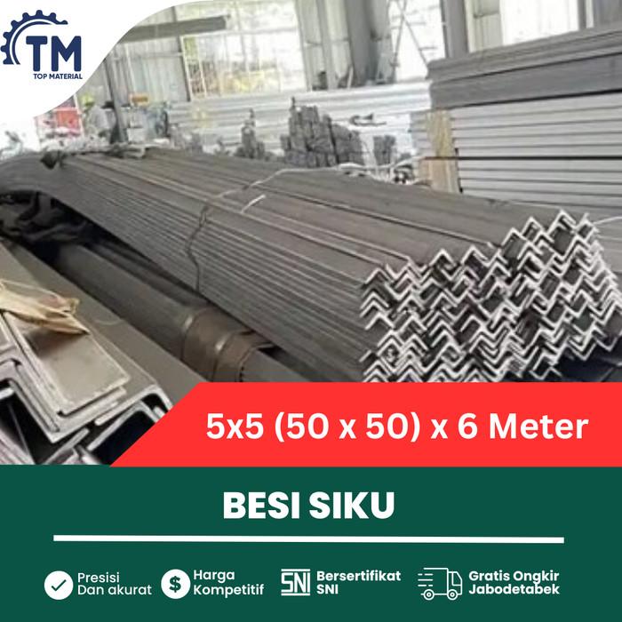 Jual Harga Besi Siku 5x5 (50x50mm) Panjang 6 Meter SNI - Ready A36 ...
