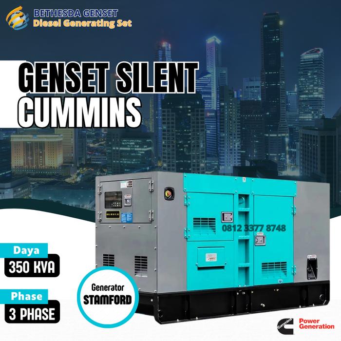 Jual Genset Diesel 350 Kva Cummins 3 Phase Stamford C350S - Kota ...