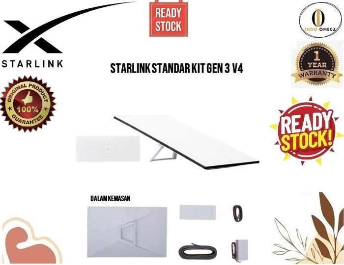 Jual Starlink V4 Gen 3 Standard Dual Wifi System W/ 2 Lan Port RJ45 ...