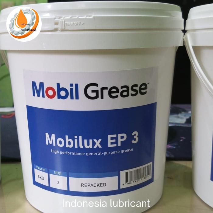 Jual Mobilux EP 3 Grease Lithium General Purpose NLGI 3 pail 5 kg ...