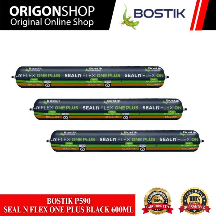Jual BOSTIK P590 Seal N Flex One Plus Black 600 ml - Jakarta Barat - Origonshop | Tokopedia
