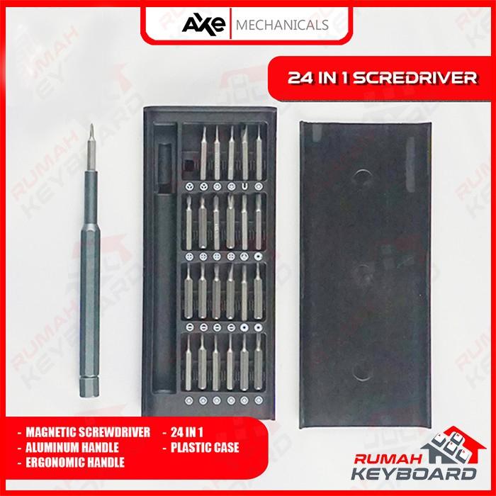 Jual Screw Driver - Obeng Set - 24 in 1 Kit - Aluminum Handle ...