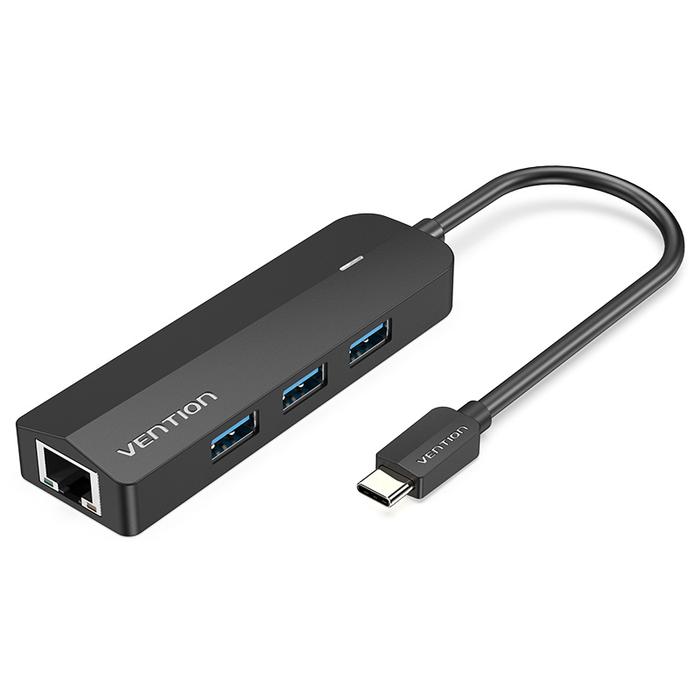 Promo Vention USB to LAN RJ45 Ethernet USB to RJ45 Adapter - GbE + Hub ...