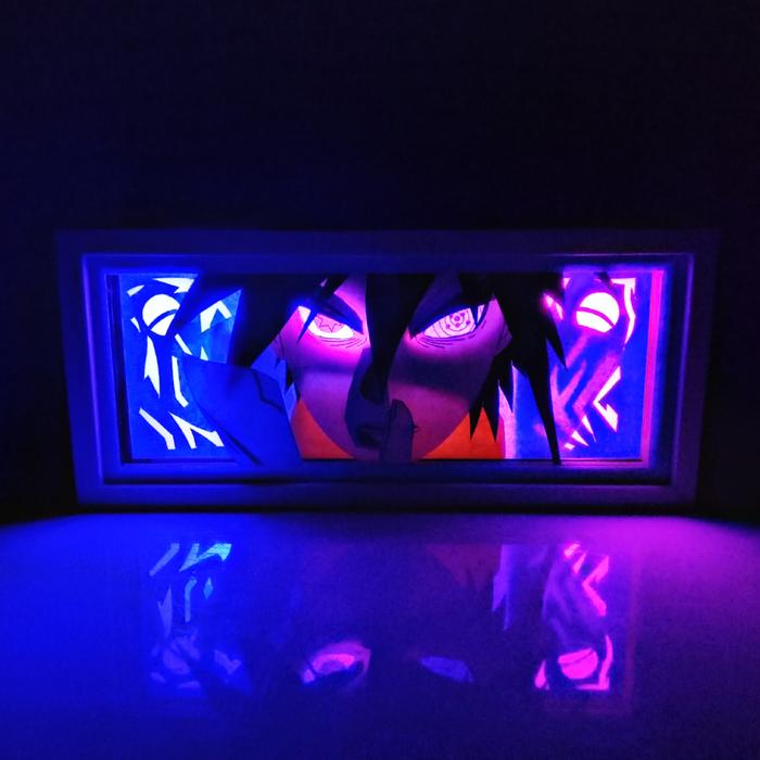 Jual Anime Lightbox 3D Lampu Kotak LED Naruto Shippuden - Itachi Uchiha ...