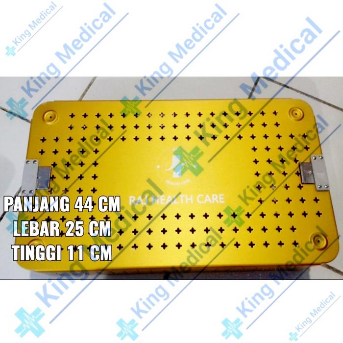 Jual Premium Instrument Tray Bak Instrumen With Lock - 440x250x110mm ...