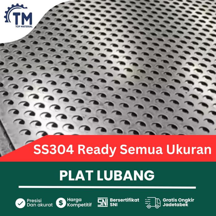 Jual Plat Besi Lubang perforated Stainless Steel SS304 Diameter 1mm 2mm ...