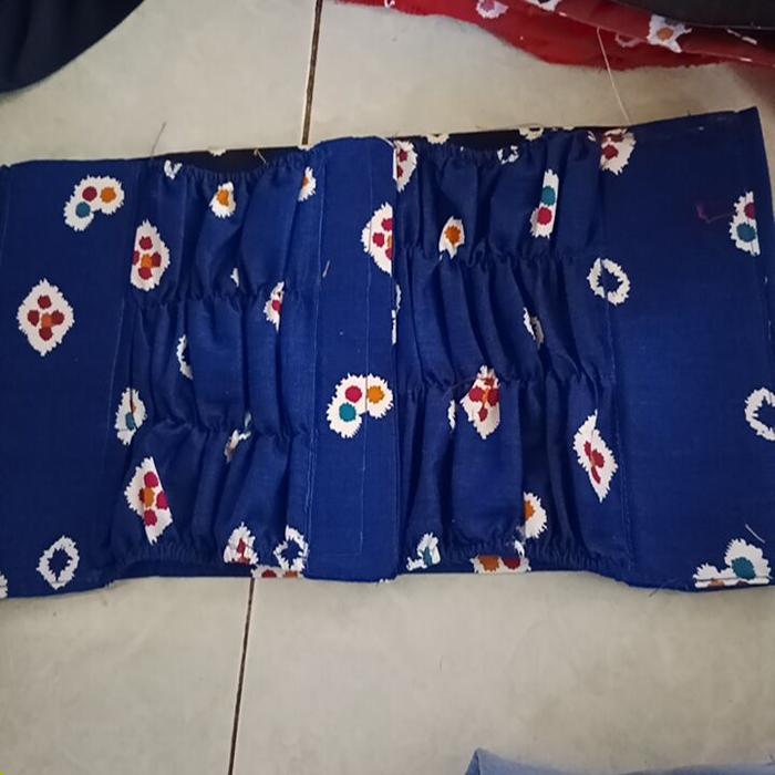 Jual angkin/stagen jumputan karet ukuran standart dan jumbo - Biru ...