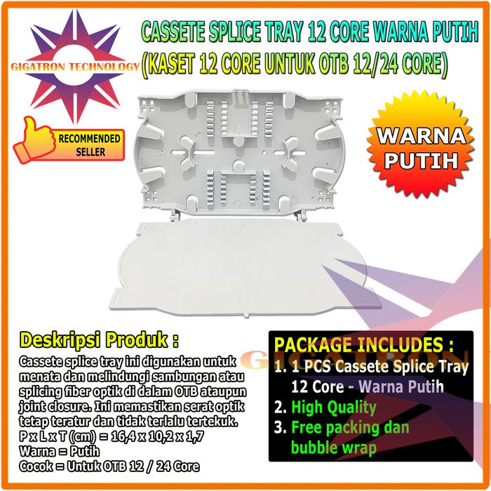 Promo Cassete 12 Core / Kaset 12 Core / Splice Tray 12 Core Fiber Optic ...