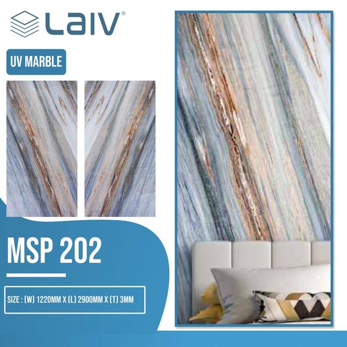 Promo LAIV PVC UV Marble Sheet PVC Board Panel Dinding Marmer Wallboard ...