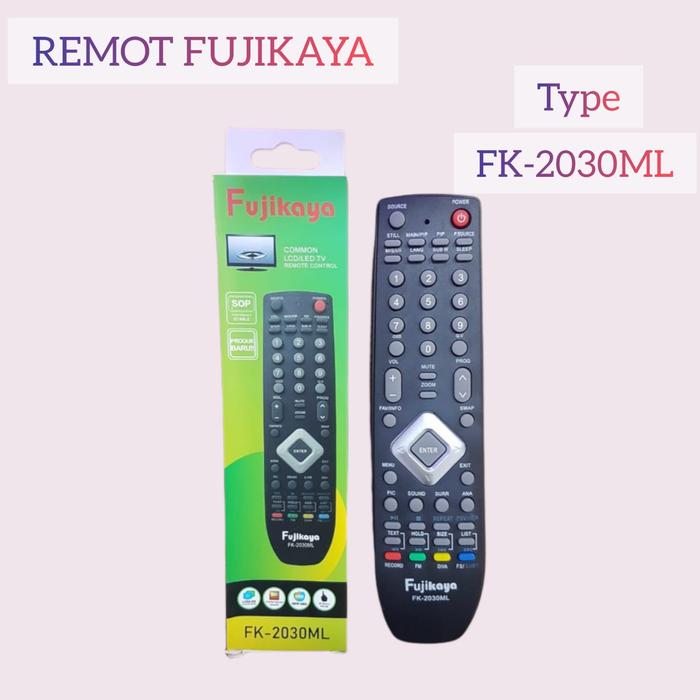 Jual REMOTE CONTROL REMOTE TV LCD / LED TV FUJIKAYA TYPE FK-2030ML ...