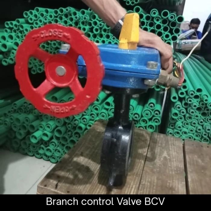 Jual buterfly valve fire BCV branch control Valve 4 inch DN100 Aleum ...