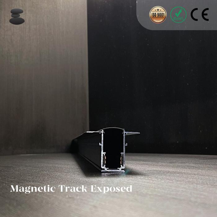 Jual LED MAGNETIC TRACK LIGHT REL LAMPU TRACKLIGHT RAIL 1 METER ...