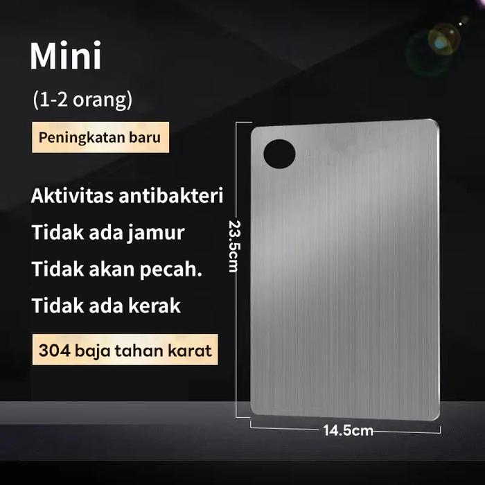 Promo Stainless Steel Cutting Board Papan Potong Sayur Daging Buah ...