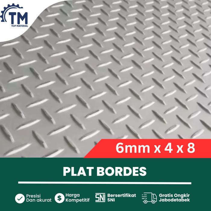 Jual Plat Bordes Tebal 6mm x 4x8 Feet / 1200x2400 mm / 120x240 cm / 1 ...