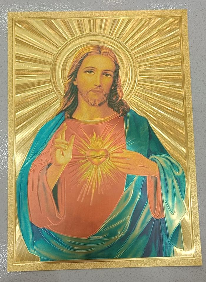 Jual Poster Yesus Poster Maria Poster Hologram Yesus Maria Keluarga ...