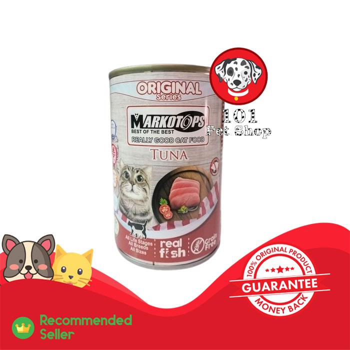 Jual makanan kucing kaleng markotops kitten & adult 400gr - MCKRL TUNA ...