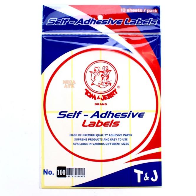 Jual Label Tom & Jerry / Sticker Tom and Jerry Ukuran Besar - 1 box isi ...