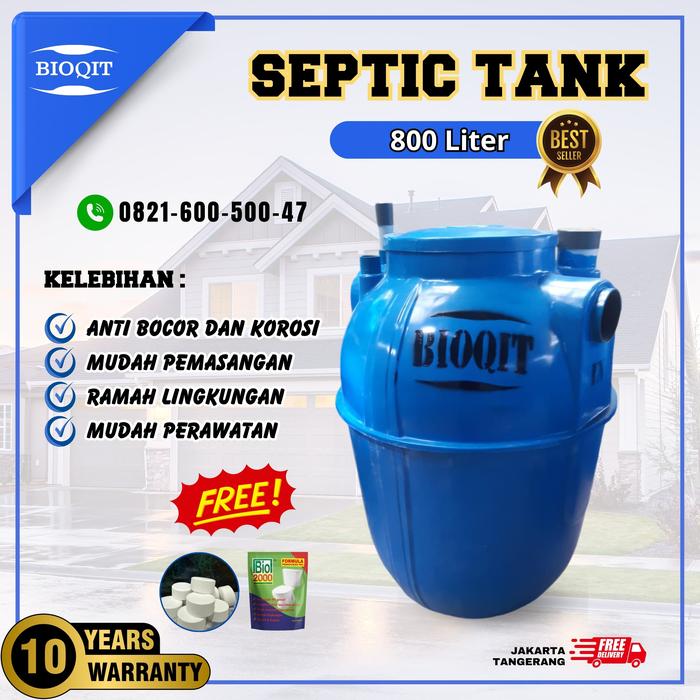 Jual SEPTIC TANK 800 LITER, SEPITENG, BIOQIT BIOTECH BIORICH BIOTANK ...