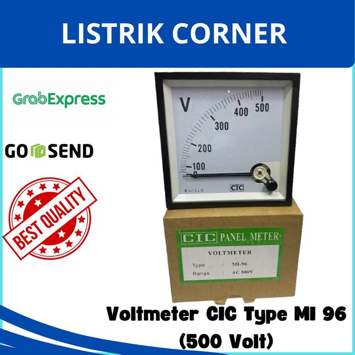 Jual VOLT METER MI-96 AC 500 VOLT CIC ORIGINAL - Jakarta Barat - Listrik Corner | Tokopedia