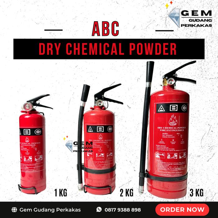 Jual APAR ABC Powder 1 KG 2 KG 3 KG (Dry Chemical Powder) Alat Pemadam ...