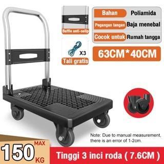 Jual Troli Barang Lipat Hand Truck Model Besi 800 Kg Besi Ringan Lipat ...