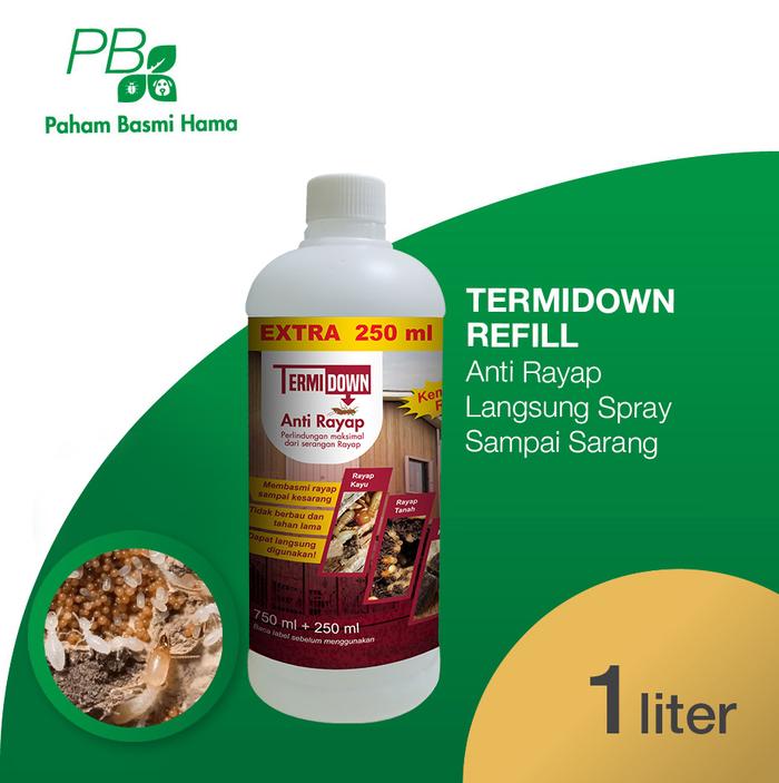 Jual Termidown - Anti Rayap Langsung Spray Sampai Sarang - Refill - 1 Liter - Jakarta Selatan ...