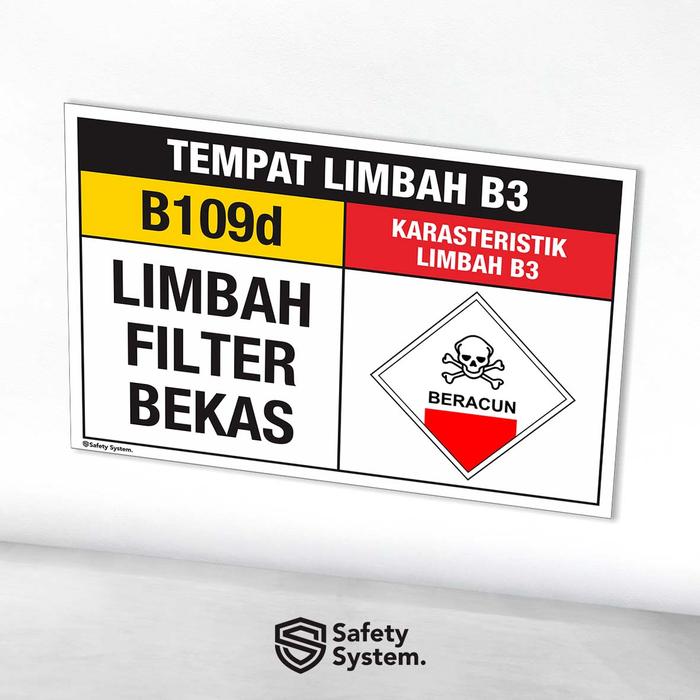 Jual Safety Sign K3 PVC Tempat Limbah B3 - A109d, XS - Kab. Bandung ...