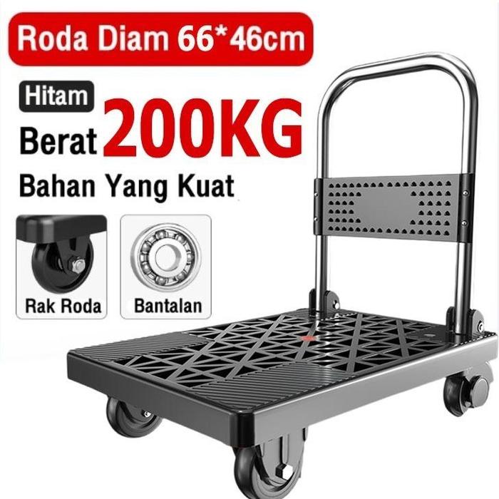 Jual Troli Barang Lipat Hand Truck Model Besi 800 Kg Besi Ringan Lipat ...