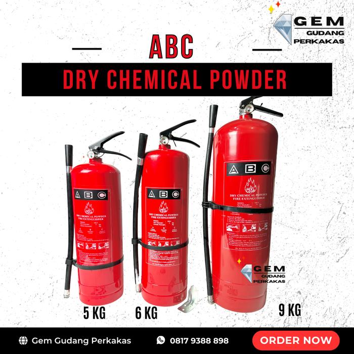 Jual APAR ABC Powder 5 KG 6 KG 9 KG (Dry Chemical Powder) Alat Pemadam ...